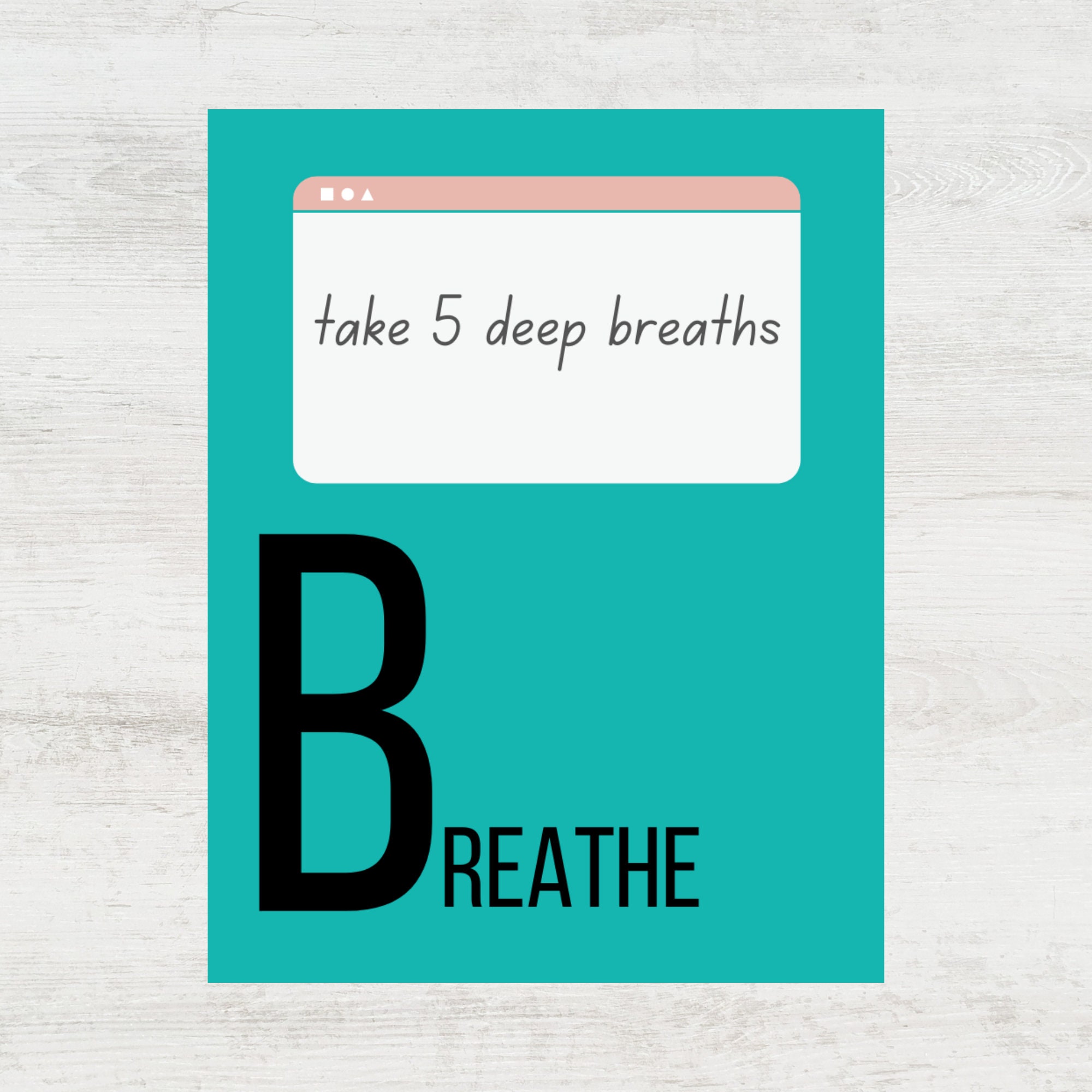 Mindful Moments Break Cards, Calm Cards, Calm Down Kit, Calm Corner ...