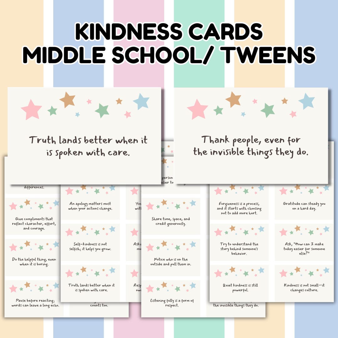 Kindness Cards | Positive Notes | SEL Activities | Lunch Box Notes ...