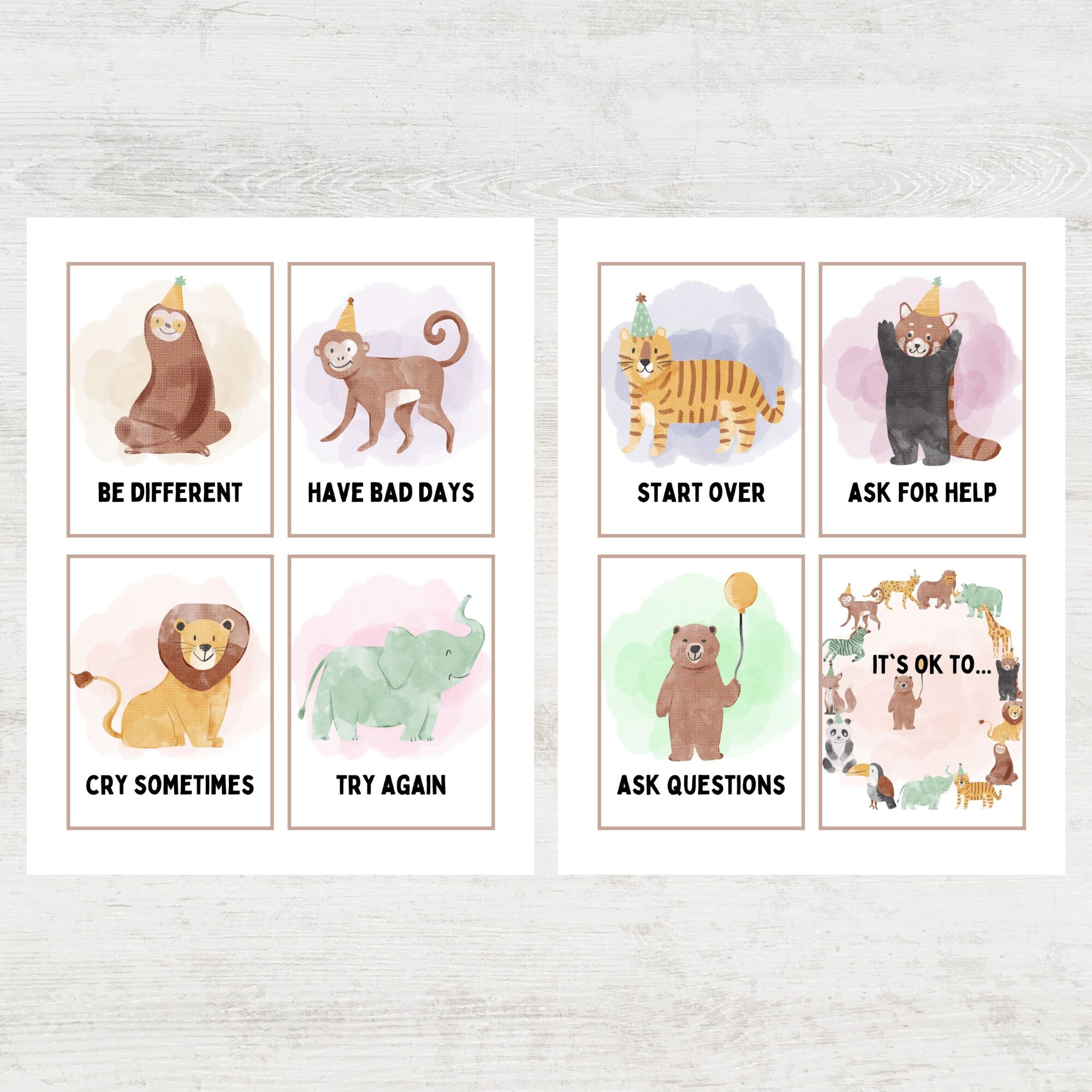 Anxiety Coping Skills Cards Anxiety Cards Children's - Etsy