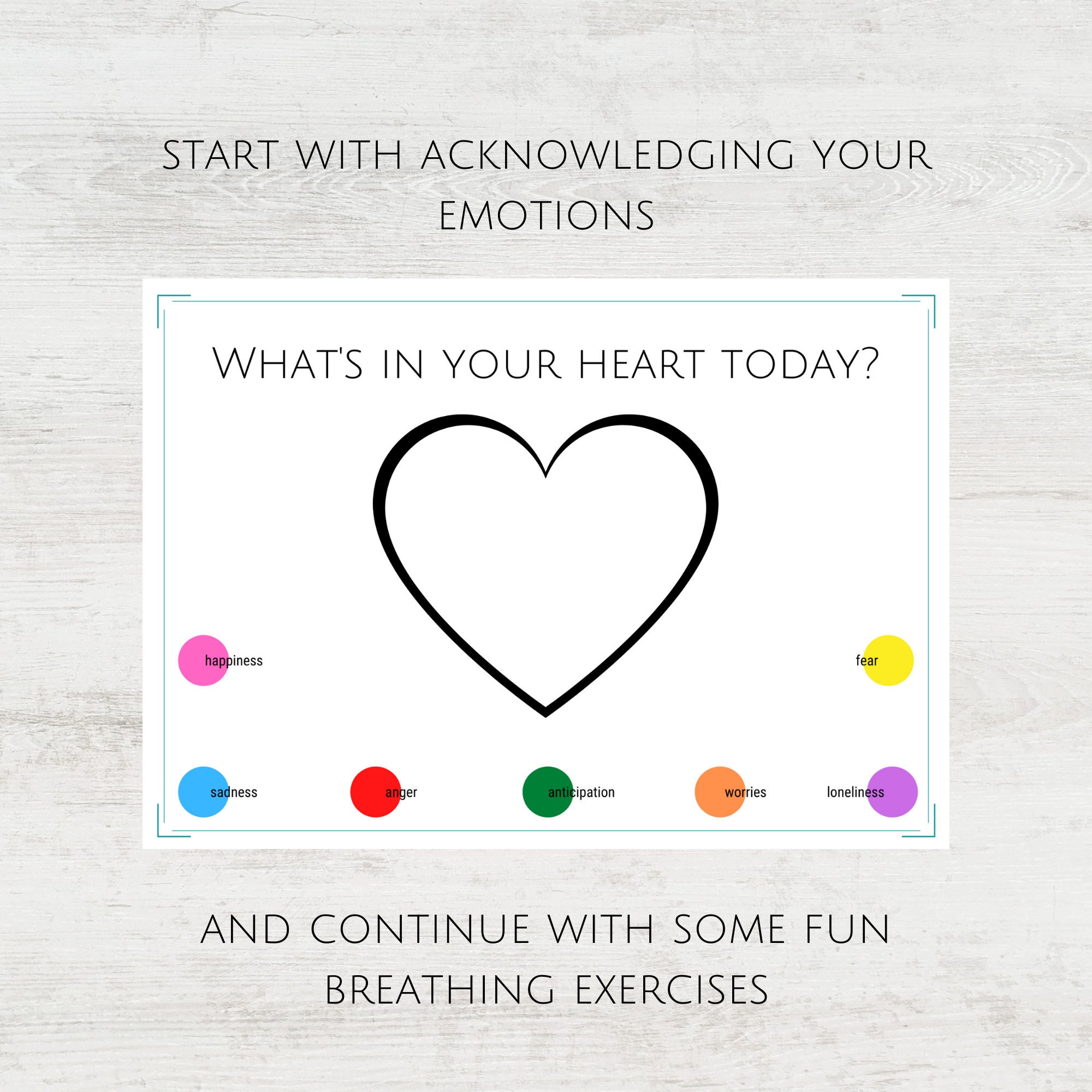 Mindfulness Breathing Exercises for Kids, Mindfulness Worksheets ...