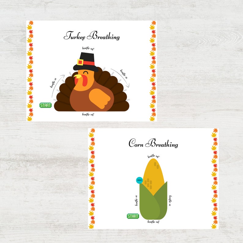 Mindfulness Breathing Exercises for Kids, Thanksgiving Edition ...