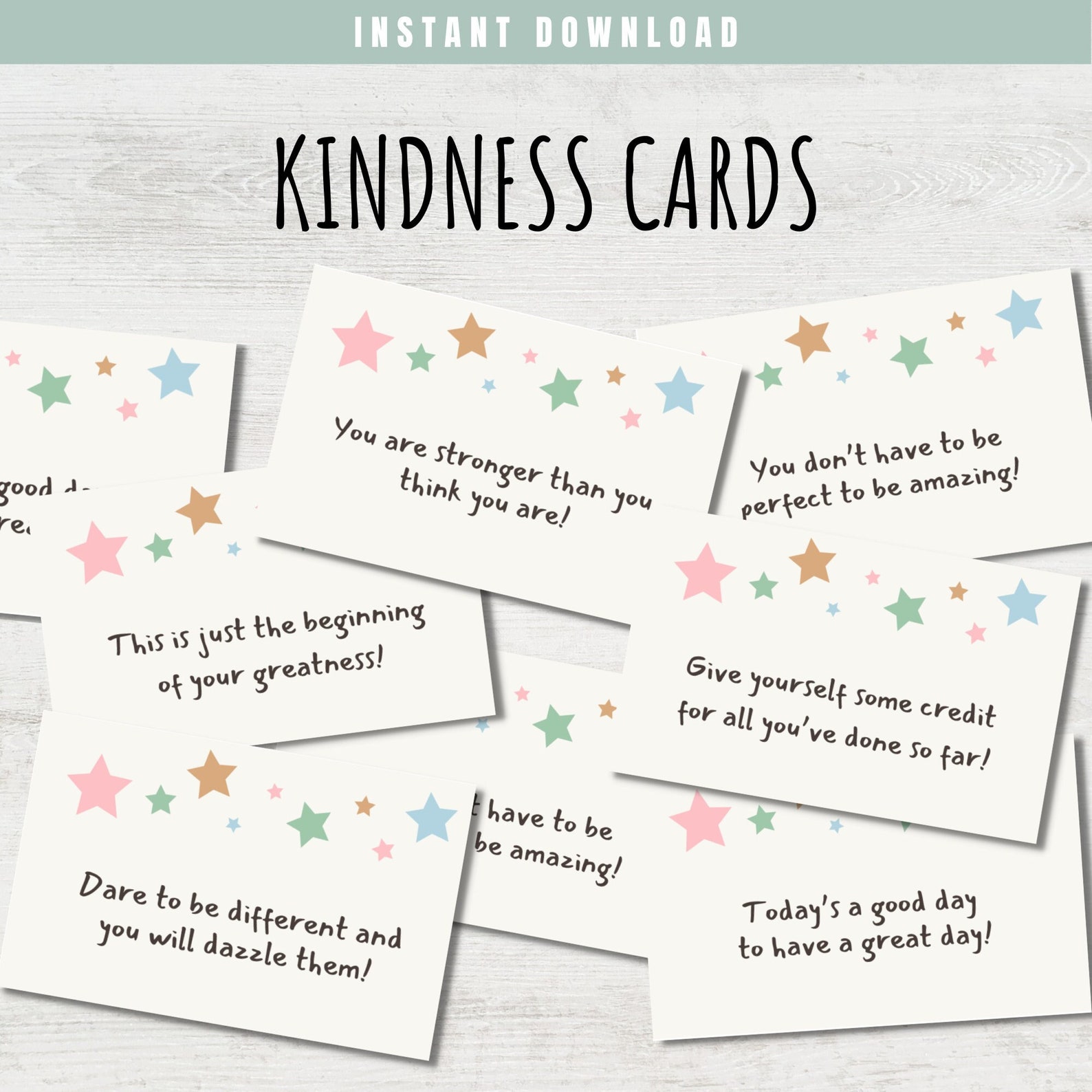 Kindness Cards Encouragement Cards Inspirational Message - Etsy