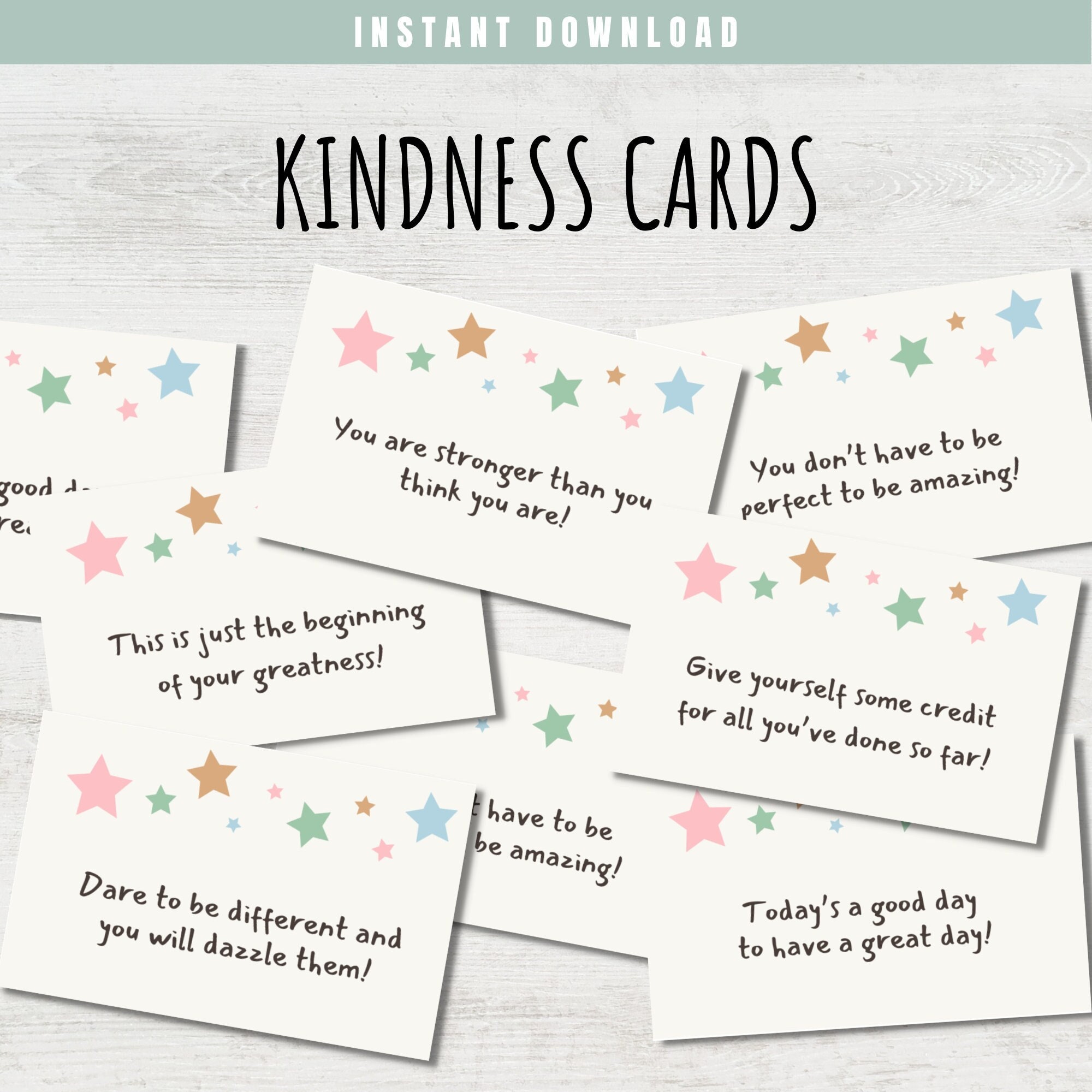 Kindness Cards Encouragement Cards Inspirational Message - Etsy