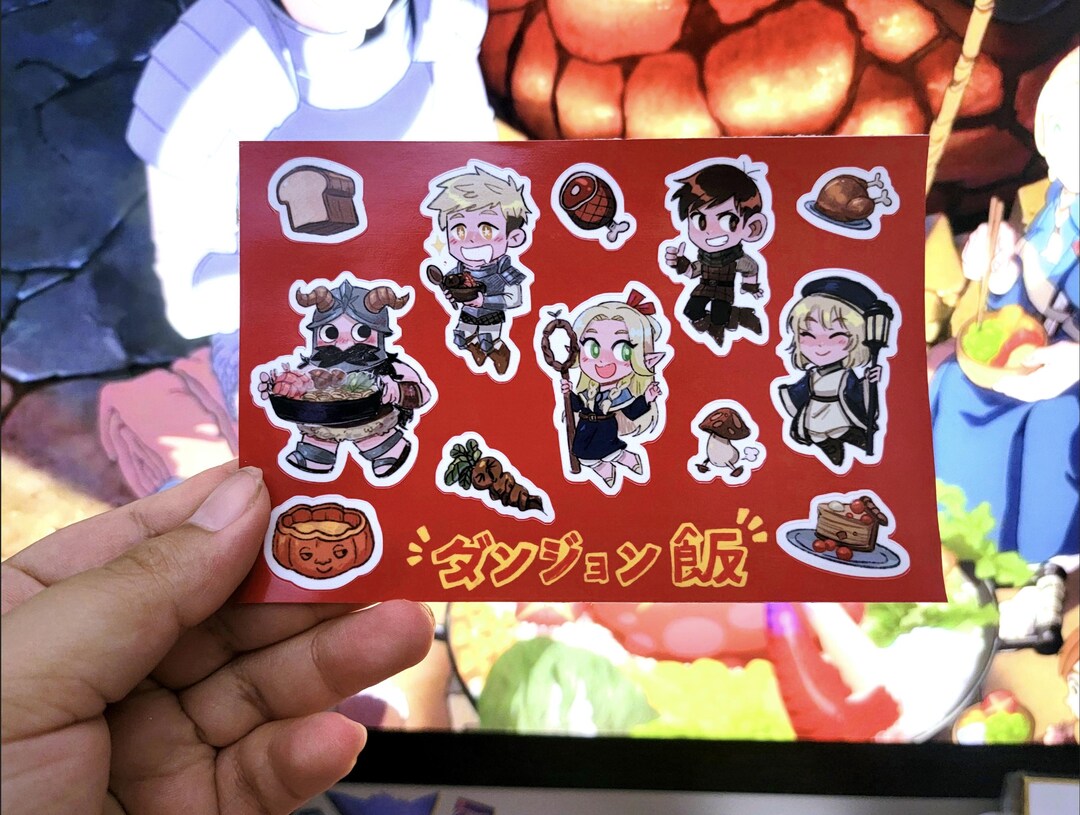 Dungeon Meshi Sticker Sheet 6x4 so Delicious Vinyl Sticker - Etsy