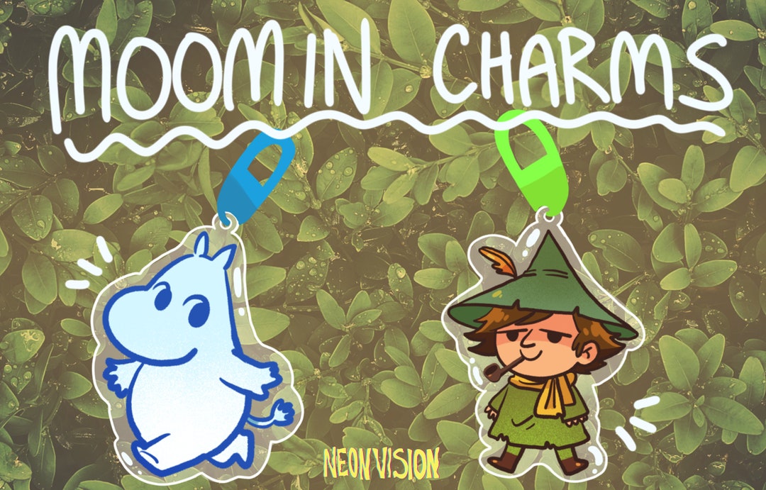 Moomin Valley Inspired Keychain Charms - Etsy