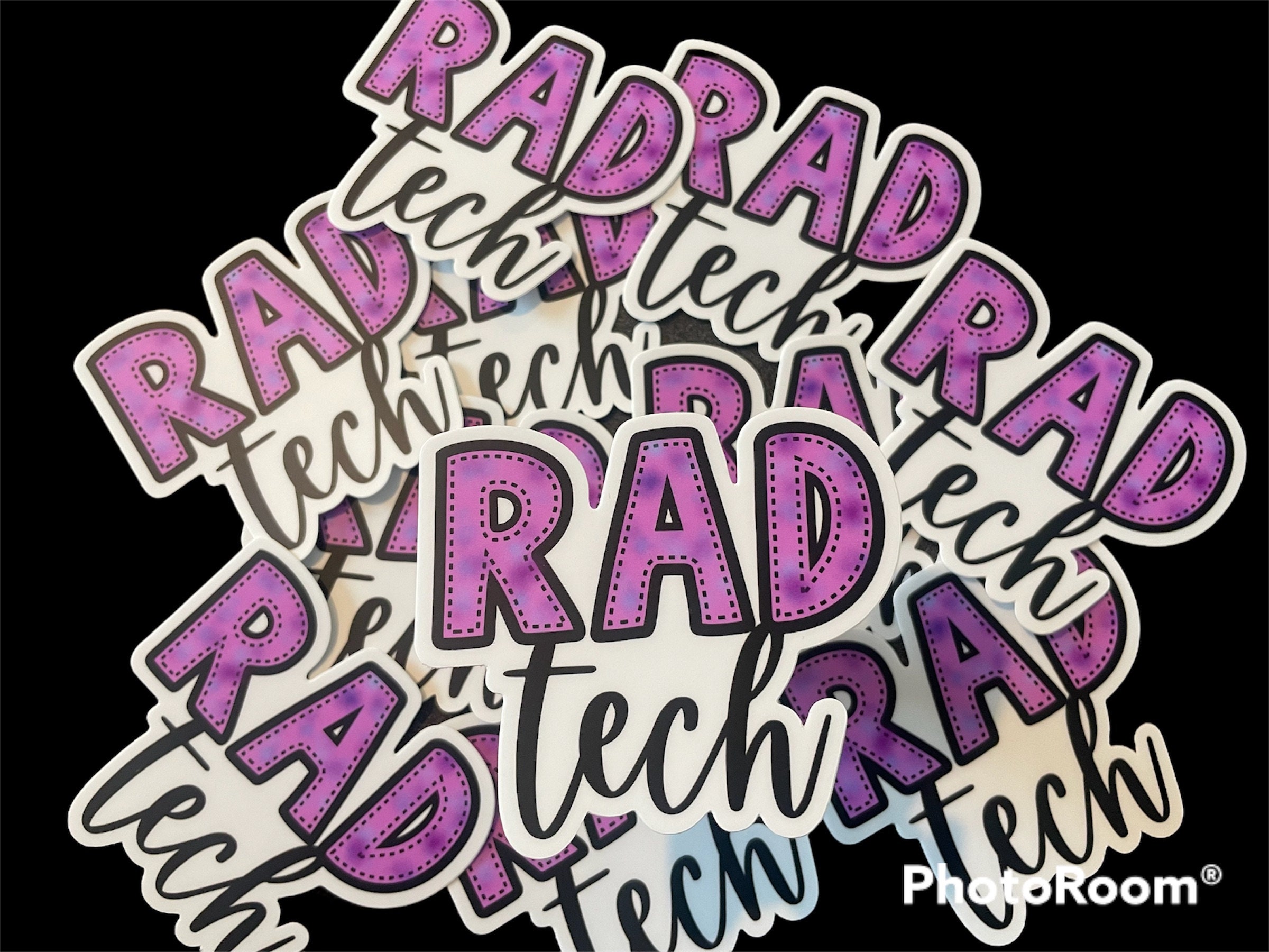 3 Inch Rad Tech Colorful Vinyl Weatherproof Sticker Radiology/ X-ray ...