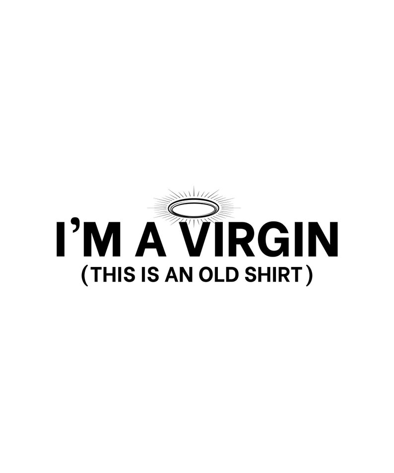 Virgin T-shirt Sarcastic Shirt, Funny Shirt, Sarcastic Tee, Sarcasm ...