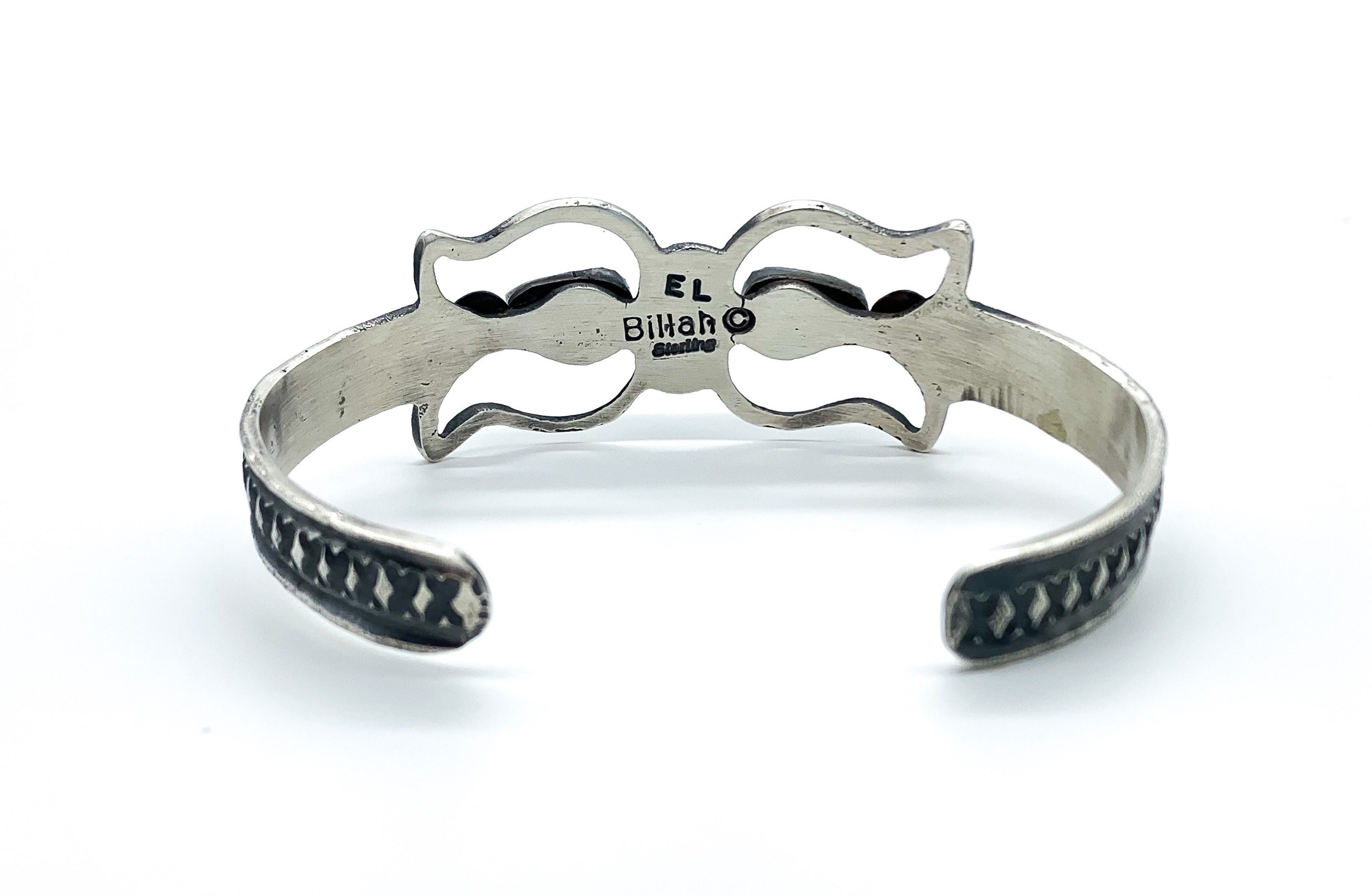 Vintage Native American Navajo Eva & Linberg Billah Sterling Silver ...