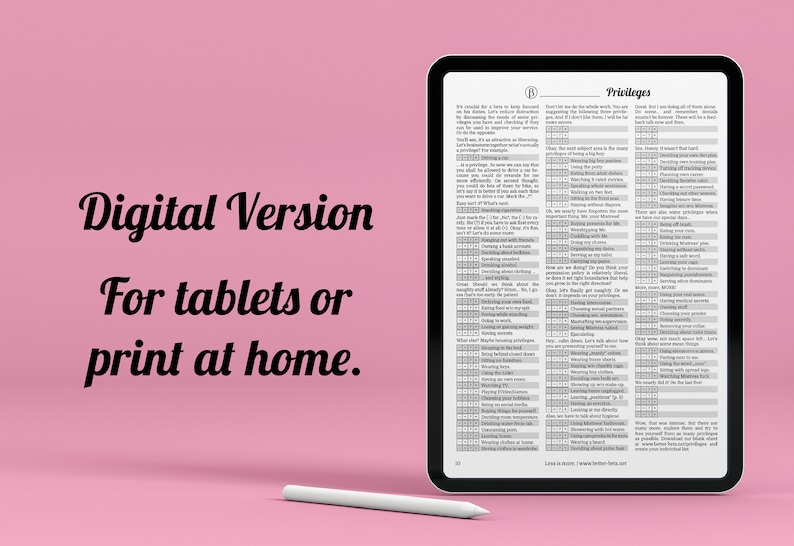 Better Beta 2 - Workbook for Beta Boy Education | Role Play Inspiration ...