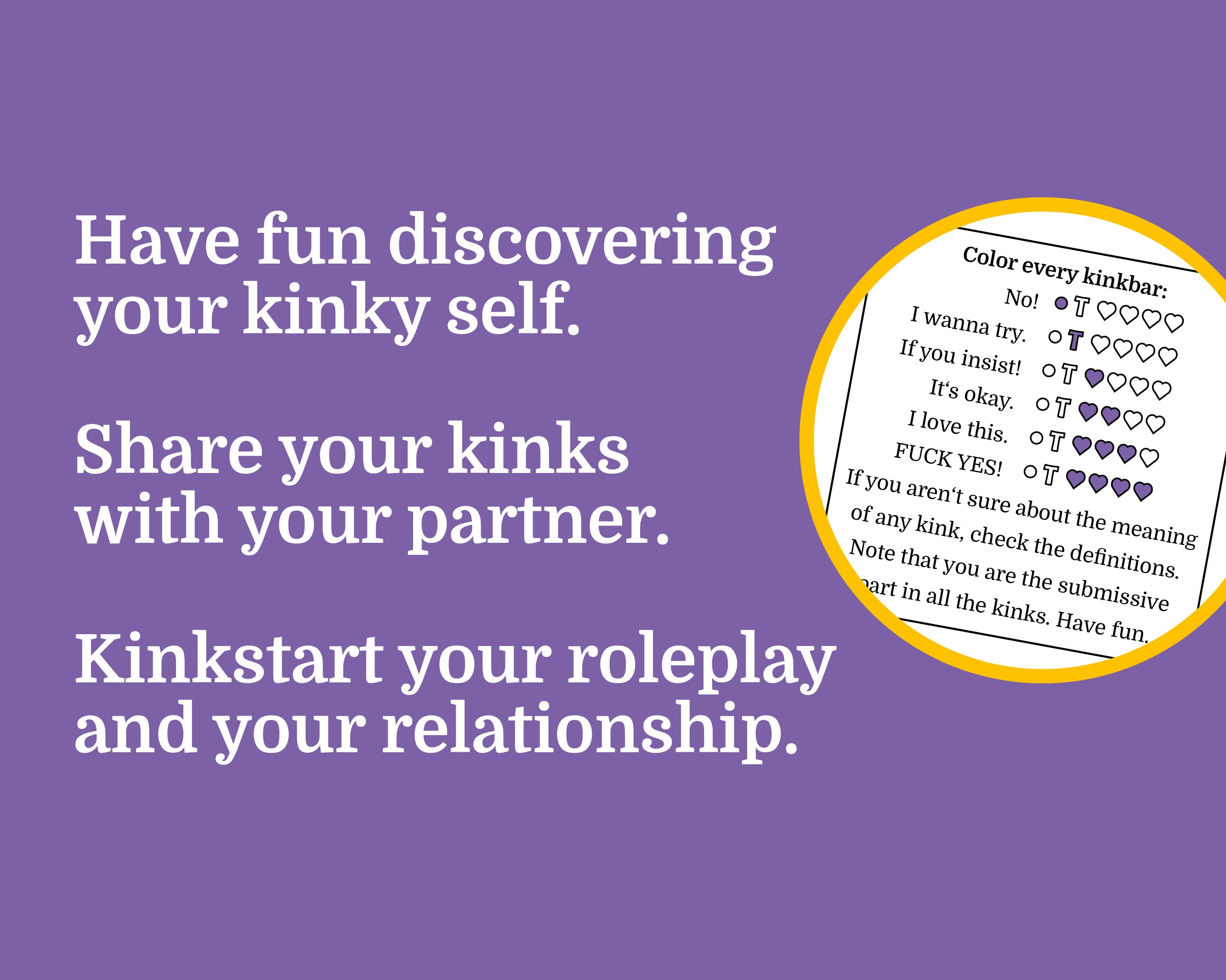 The Submissive's Kinklist - Know Your Kinks, Share Them With Your ...