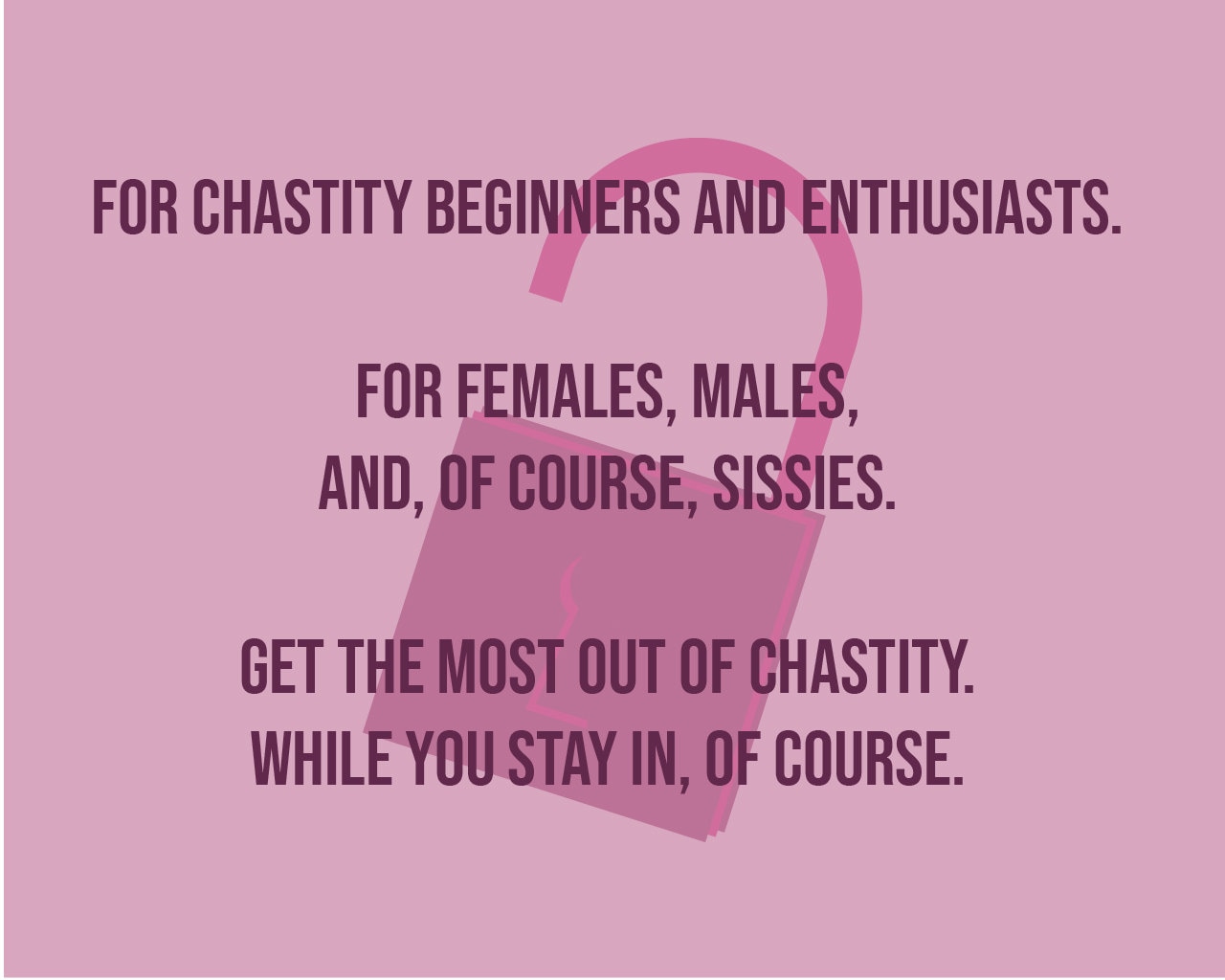 LOCKED – Chastity Journal | Track Your Progress | Reflect Your Self ...