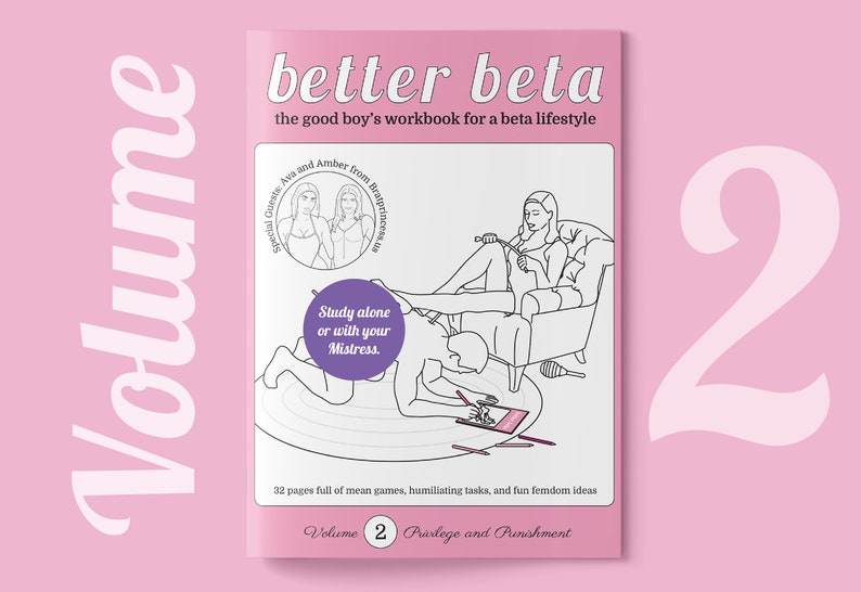 Better Beta 2 - Workbook for Beta Boy Education | Role Play Inspiration ...