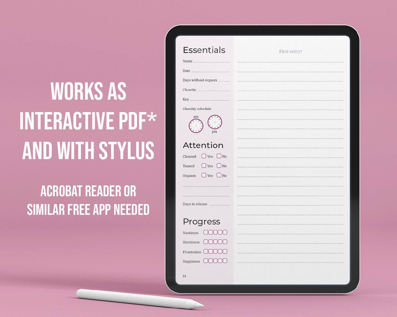 LOCKED – Chastity Journal | Track Your Progress | Reflect Your Self ...