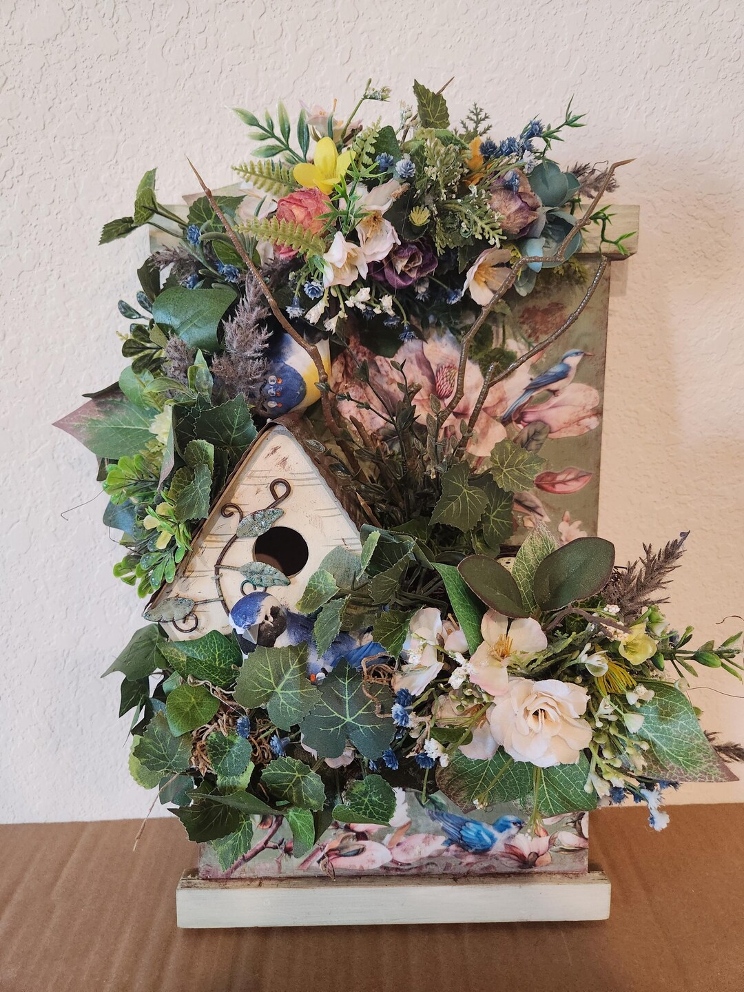 Bird House Hanging Wall Decor - Etsy