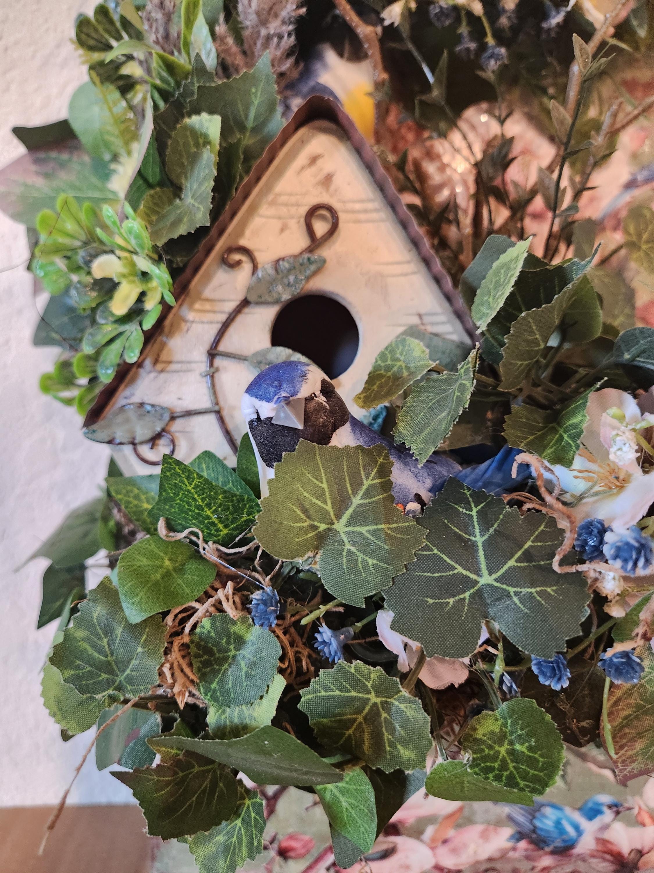 Bird House Hanging Wall Decor - Etsy