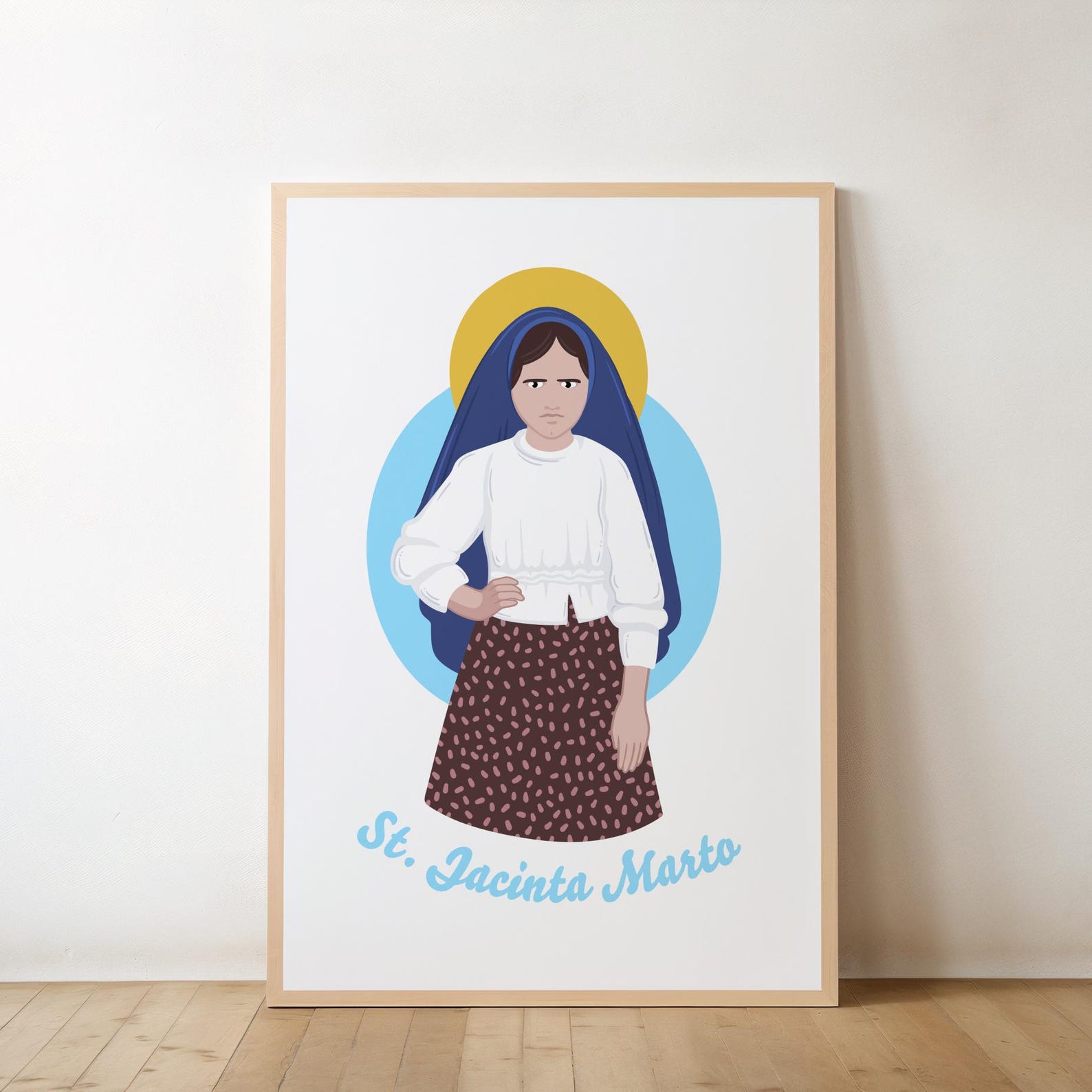 Digital Download St. Jacinta Marto of Fatima Original New Design! for ...