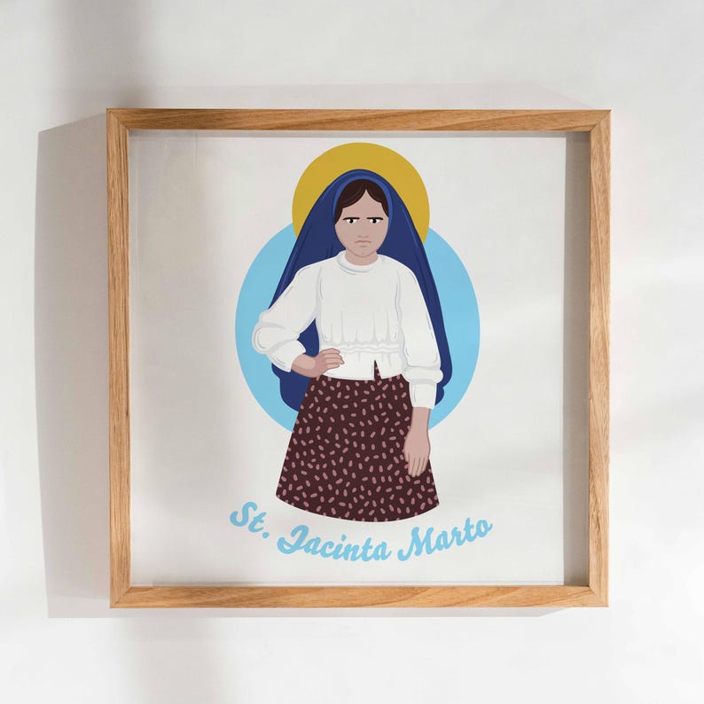 Digital Download St. Jacinta Marto of Fatima Original New Design! for ...