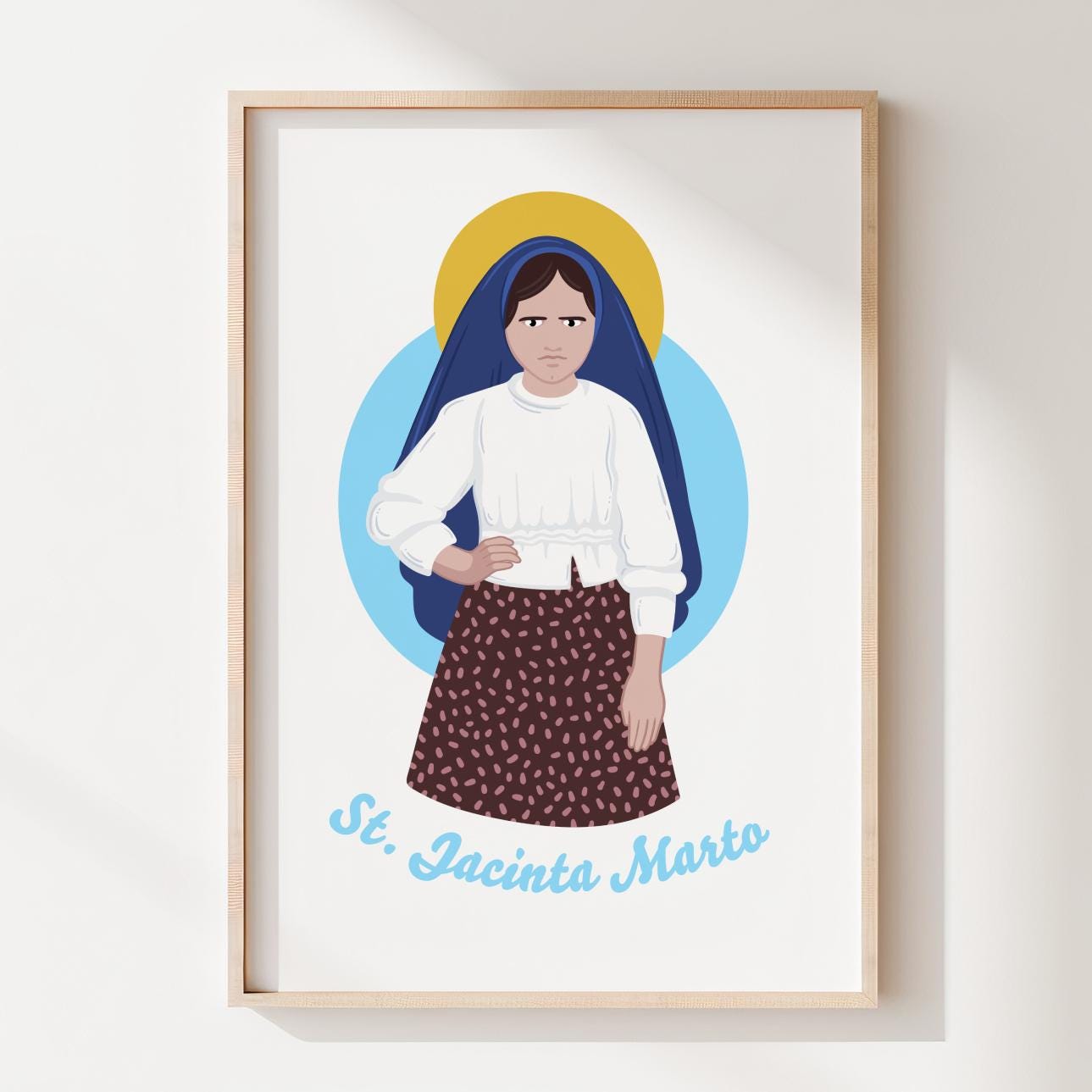 Digital Download St. Jacinta Marto of Fatima Original New Design! for ...