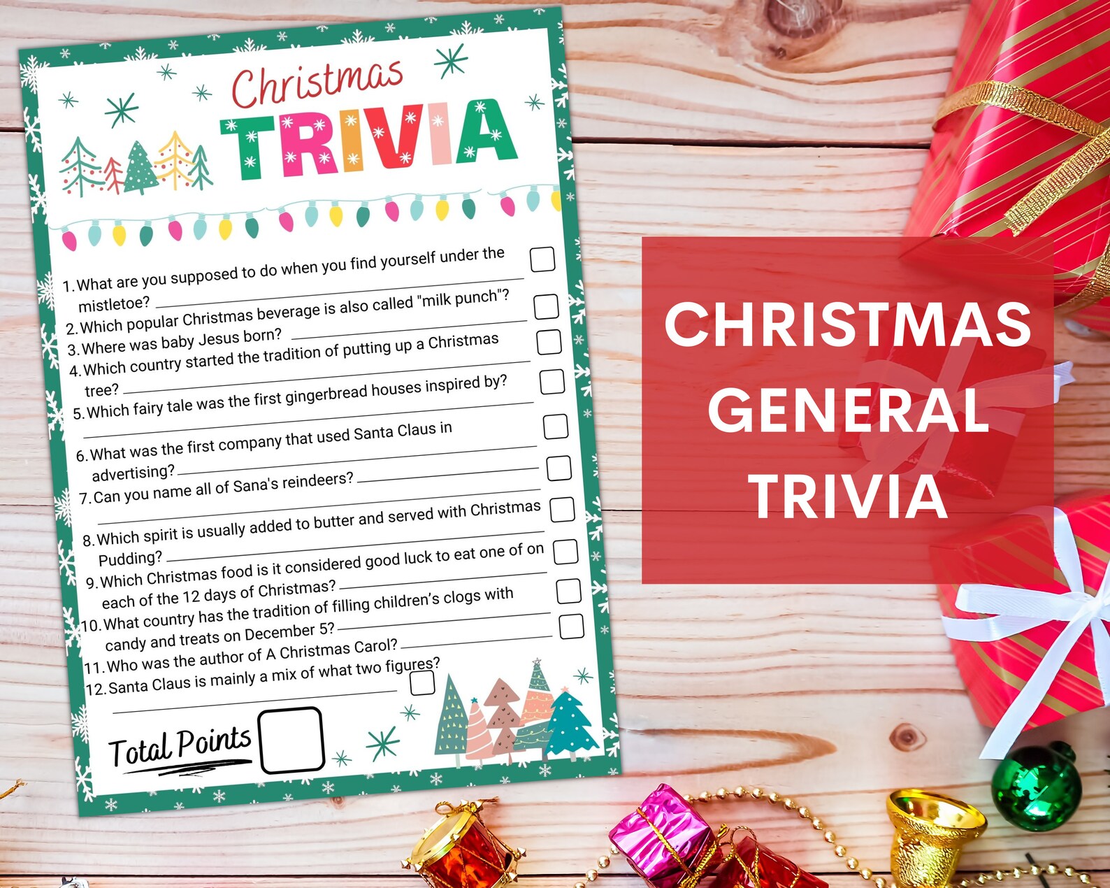 Christmas Trivia | Printable Christmas Games | Christmas Day | Fun ...