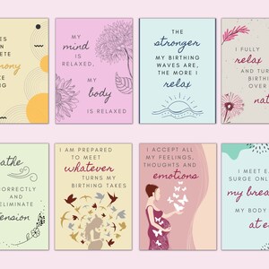 36 Printable Birth Affirmation Cards | Digital Download | Positive ...