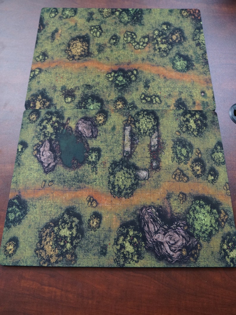 Jungle Map 2 Pack, Cavern, Tavern, Forrest, Graveyard D&D Battlemat - Etsy