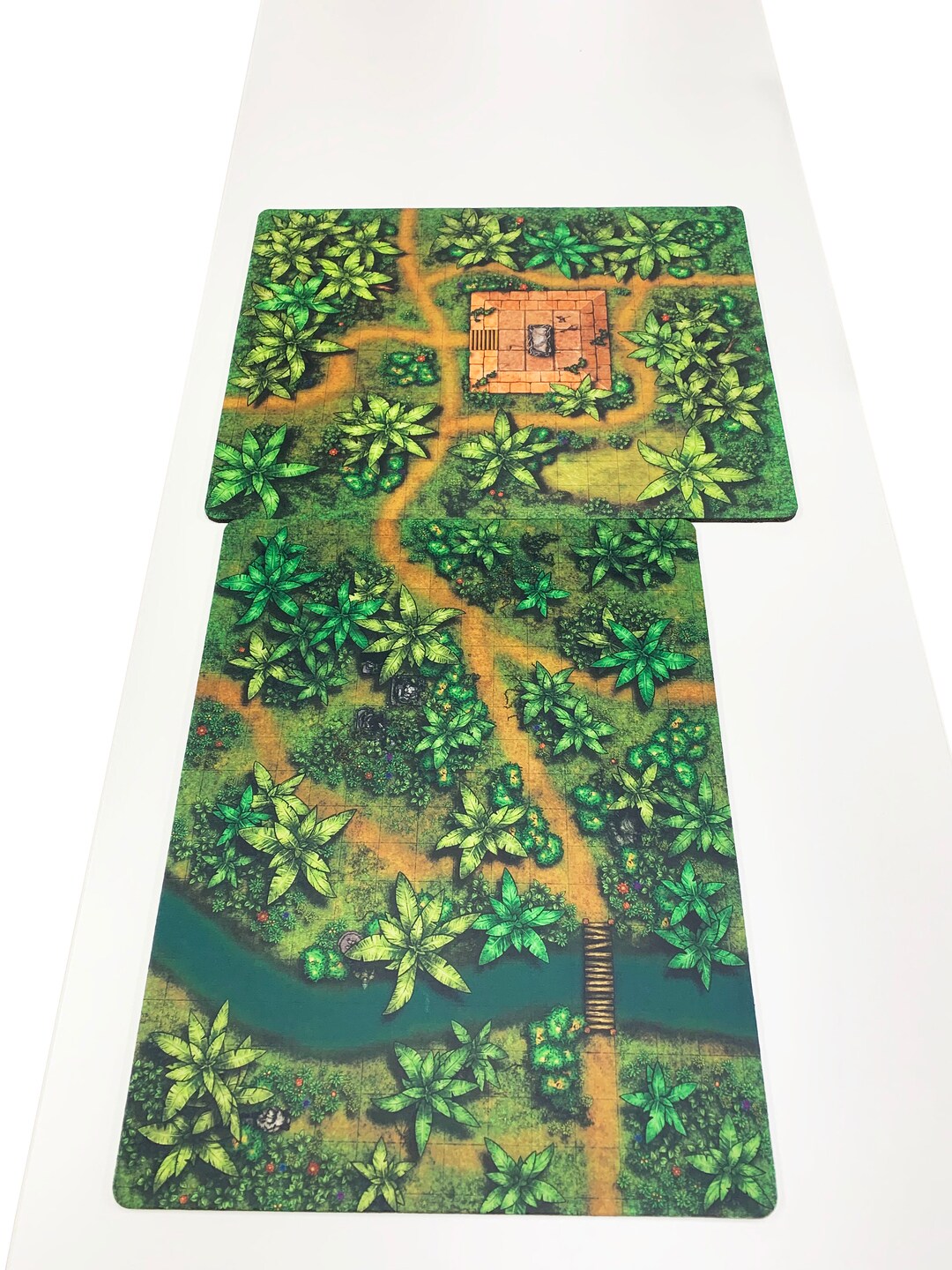 Jungle Map 2 Pack, Cavern, Tavern, Forrest, Graveyard D&D Battlemat - Etsy