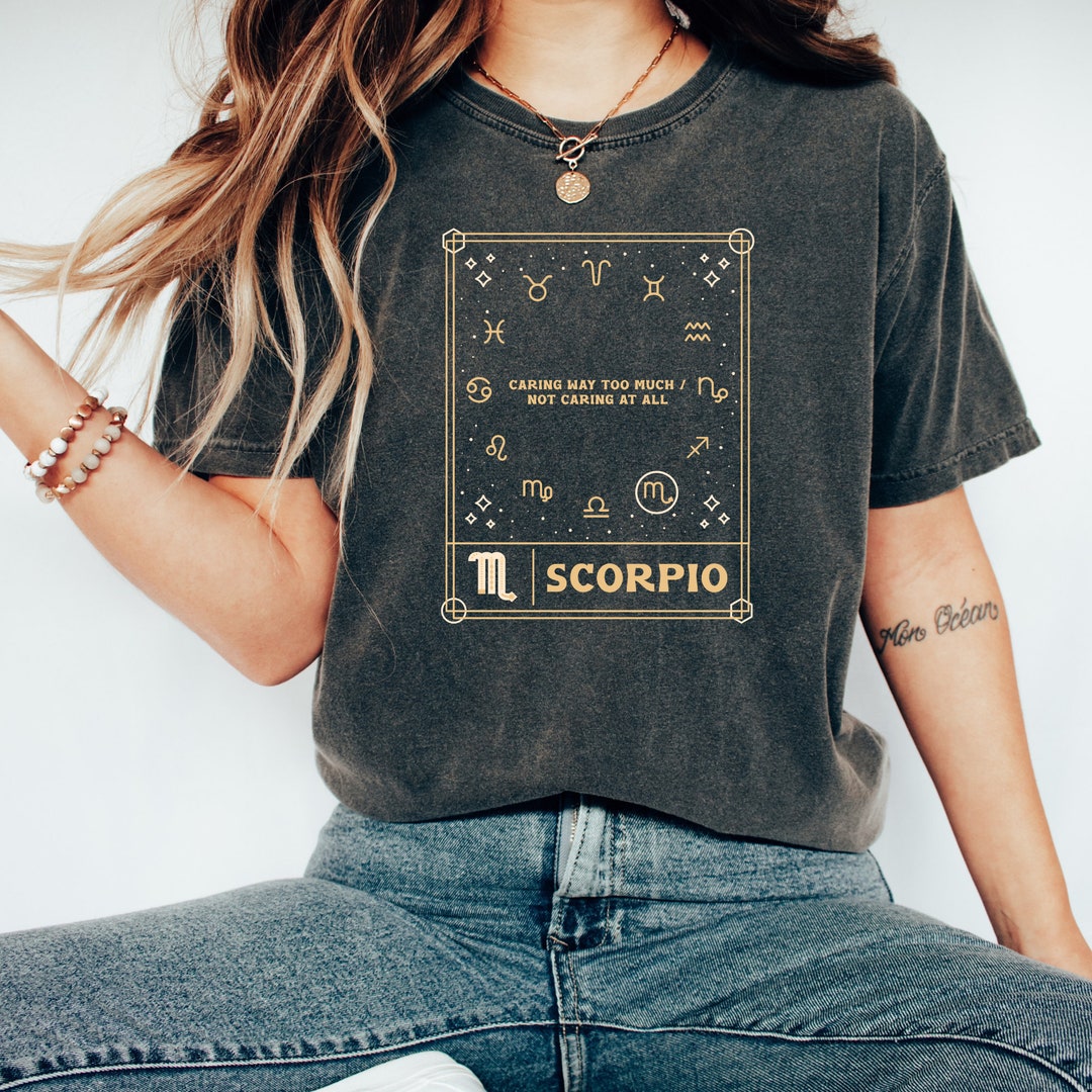 Scorpio Shirt Zodiac Shirt Astrology Shirt Gift for - Etsy
