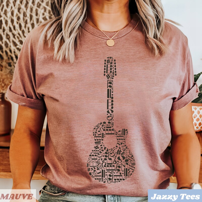 Guitar Shirt - Etsy