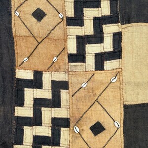 2x13 Feet,vintage African Kuba Showa Cloth,handmade Fabric Raffia ...