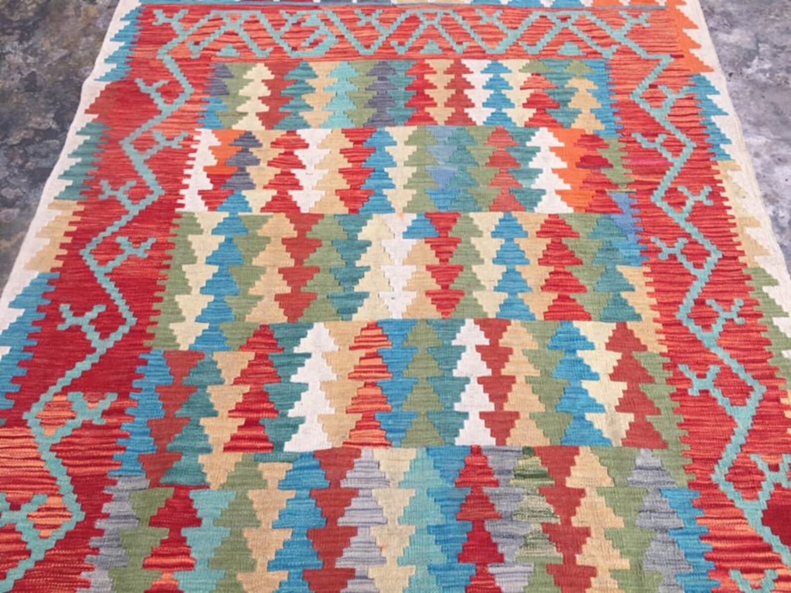 6x5 Feet Afghan Kilimflat Weave Kilimhand Woven Kilimarea - Etsy