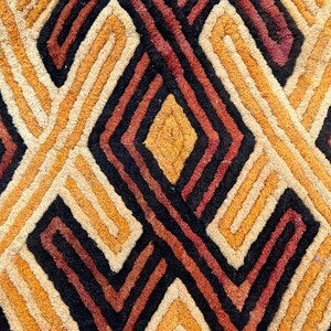 2x2 Feet,vintage African Kuba Showa Cloth,handmade Fabric Raffia ...