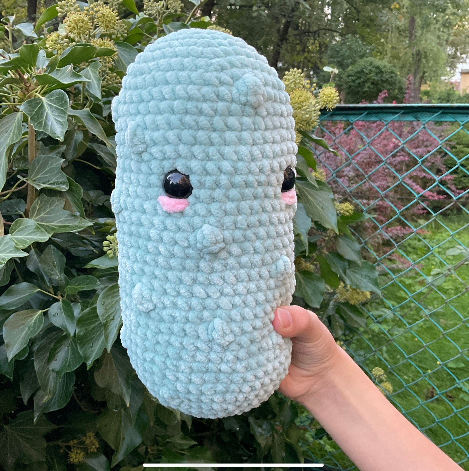 Pickle Crochet, Pickle Amigurumi, Pickle Plushie, Pickle Stuffed Toy ...