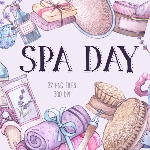 Spa Clip Art - Etsy