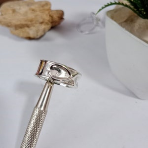 Sterling Silver Black Time Ring Different Texture With Antique Look ...