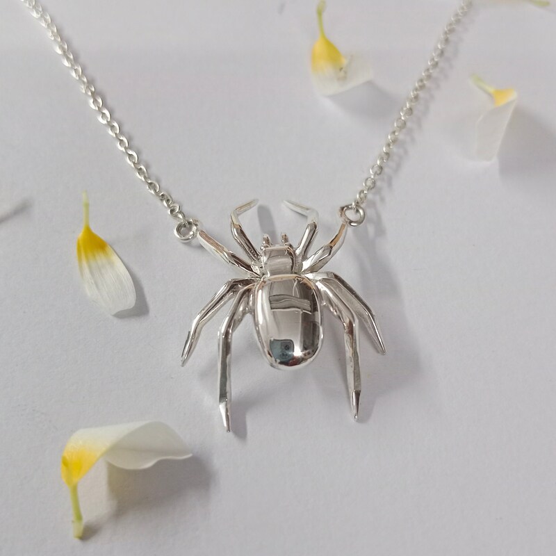 Spider Necklace - Etsy