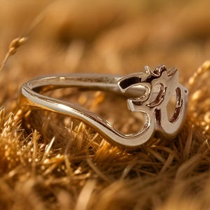 Sterling Silver Om Ring, Silver Ohm Ring, Om Ring, Aum, Yoga Ring ...