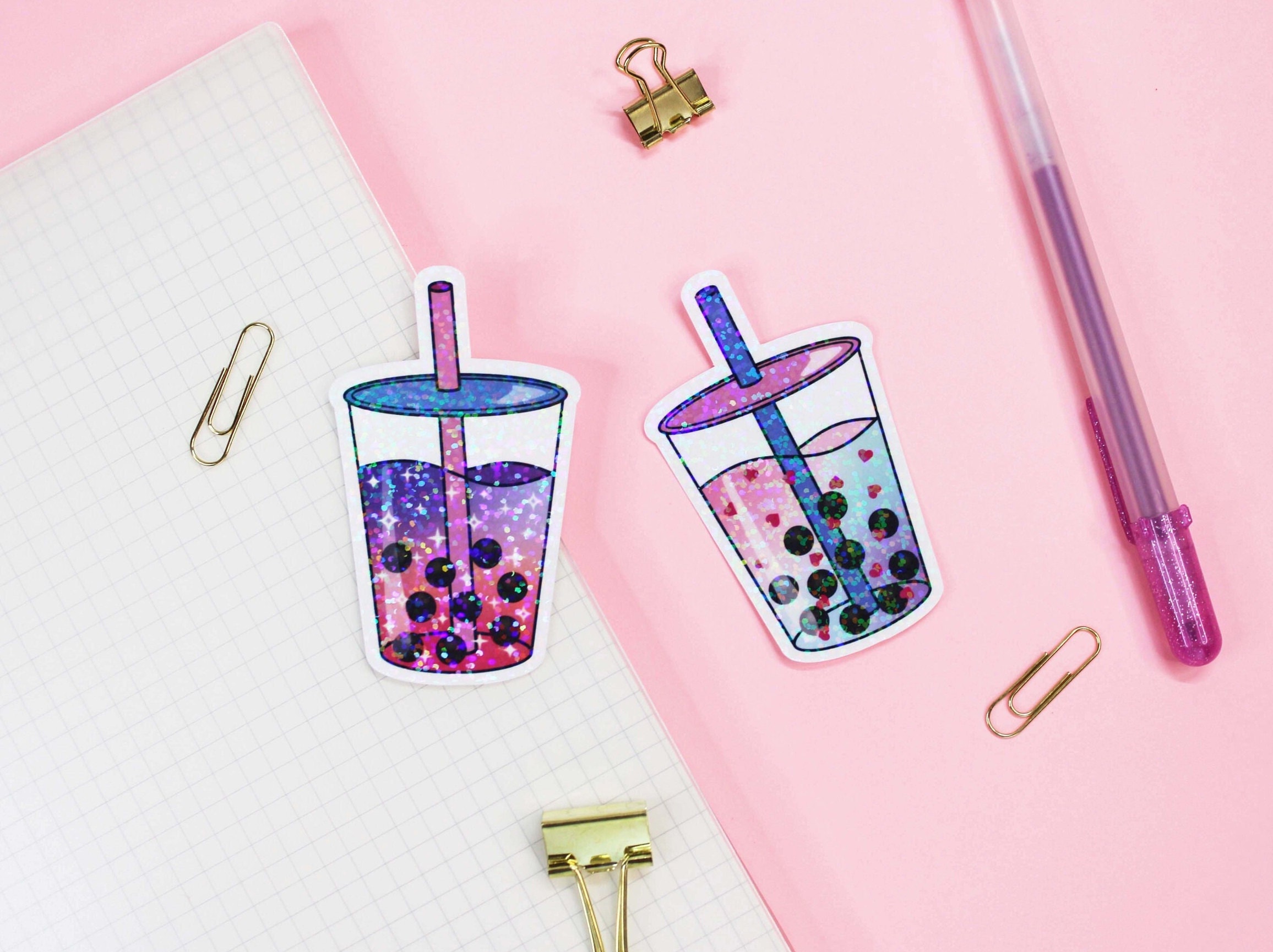 Bumper Stickers Stickers, Labels & Tags Mario Ghost Bubble Tea Homemade ...