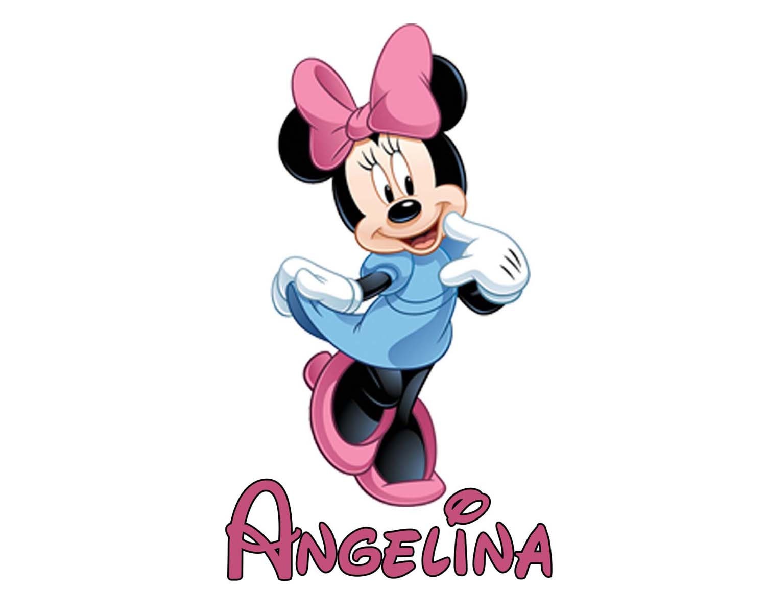 Minnie Mouse Blue Skirt