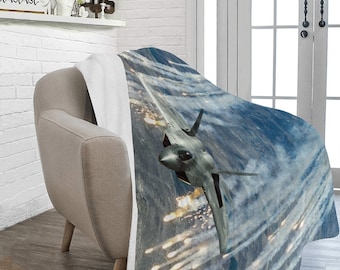 Fighter Jet Blanket - Etsy