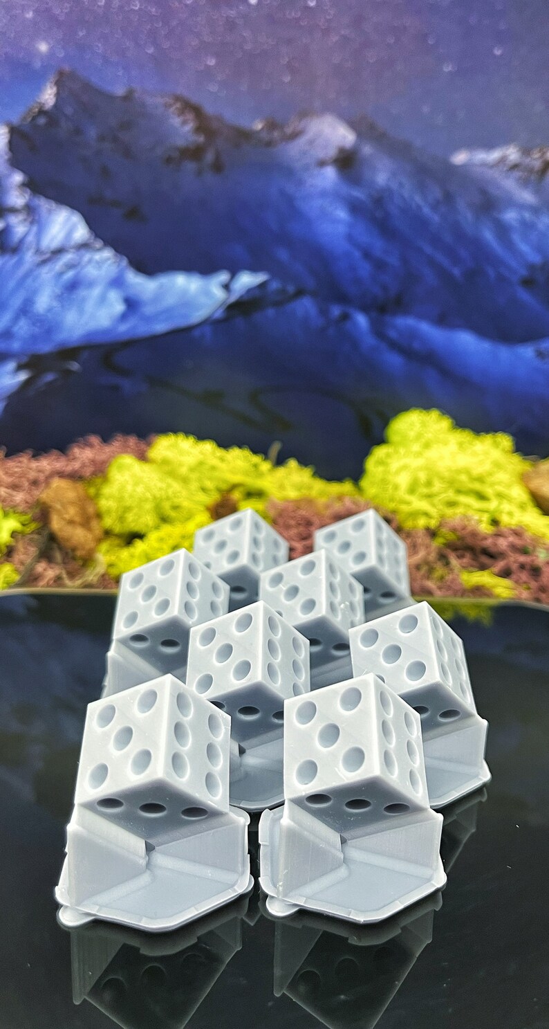 Pip Style D6/six Sided Custom Silicone Dice Mold for Resin - Etsy