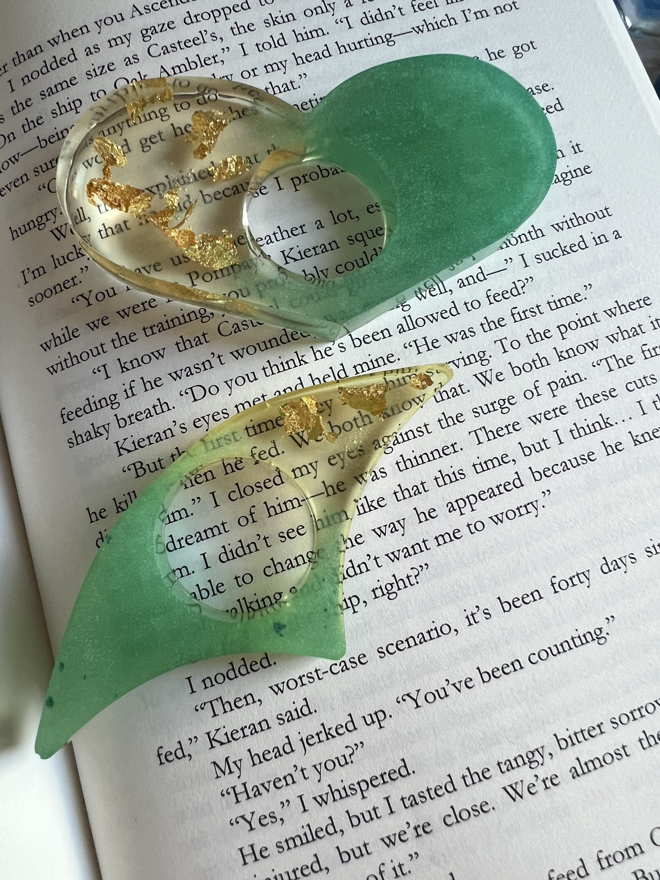 Resin Book Page Holder Thumb Page Holder Book Accessories Gift - Etsy