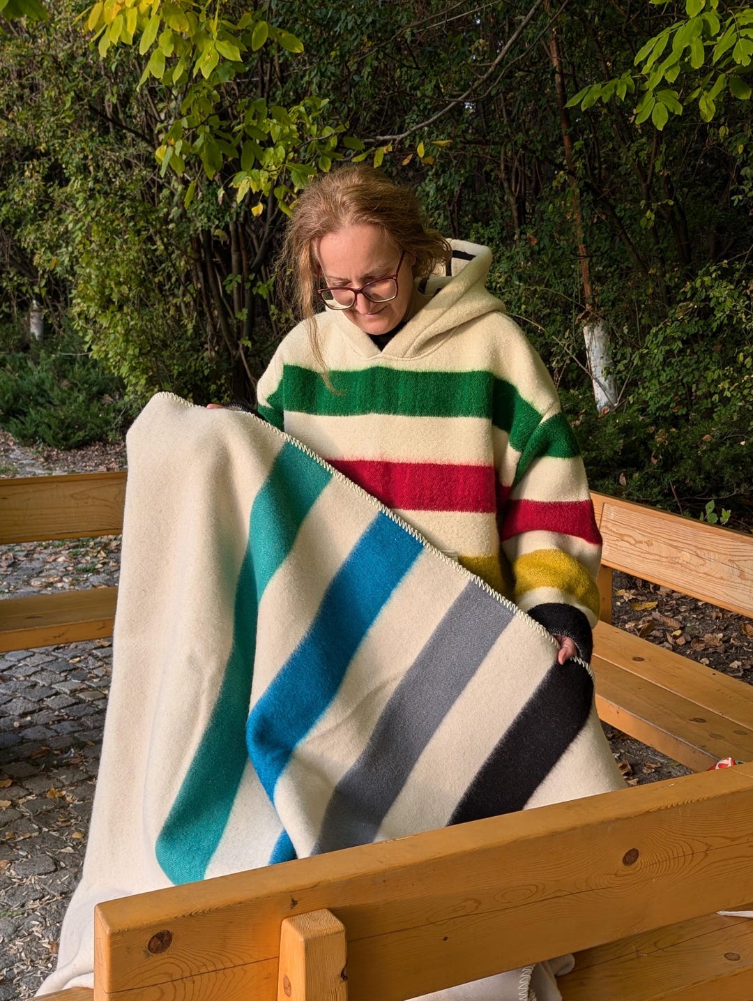 Luxurious Cozy Heavy Warm Wool Point Blanket, Hudson Bay Inspired ...