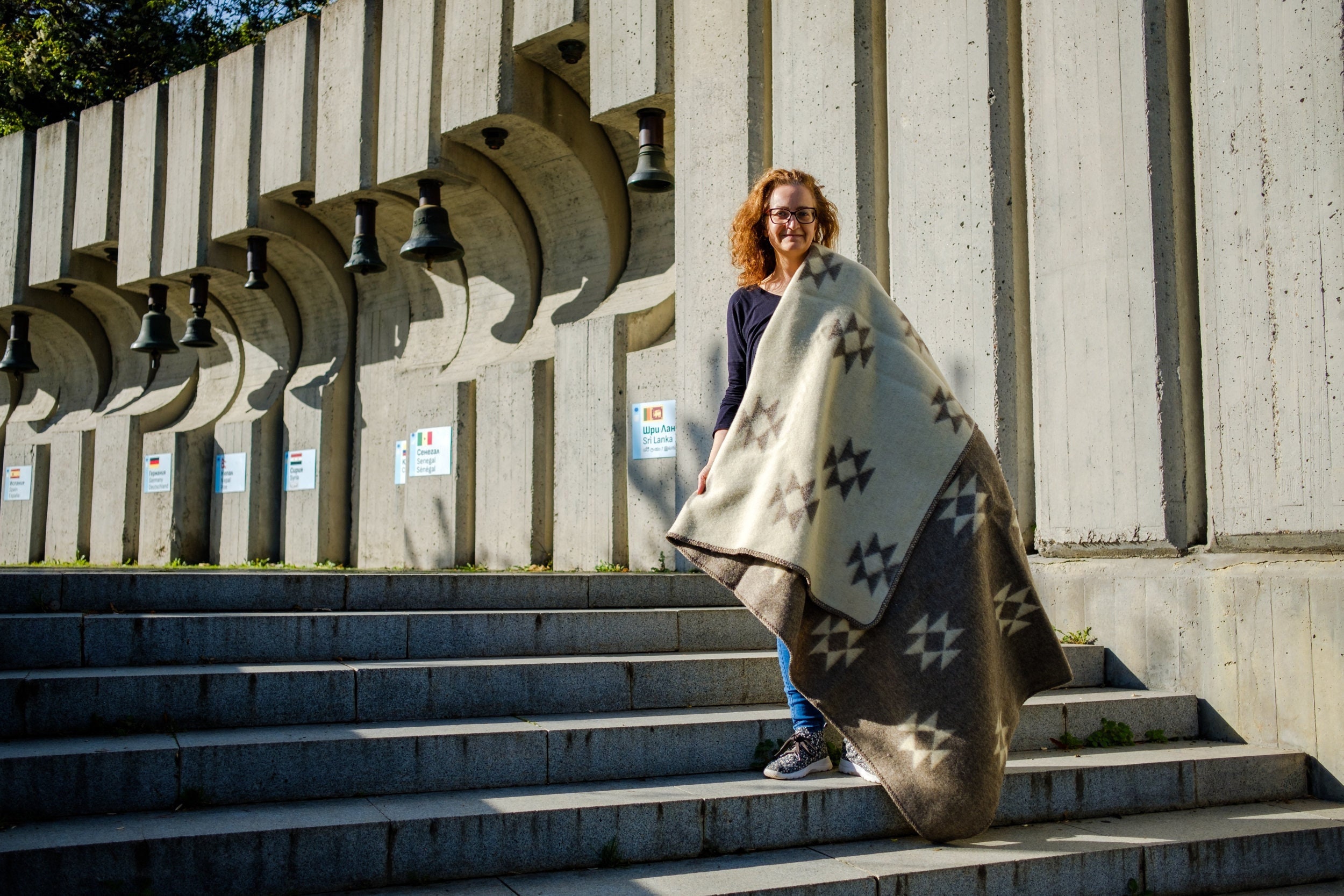 Warm Thick Soft 100% Undyed Raw New Pure Wool Blanket Natural Ivory ...