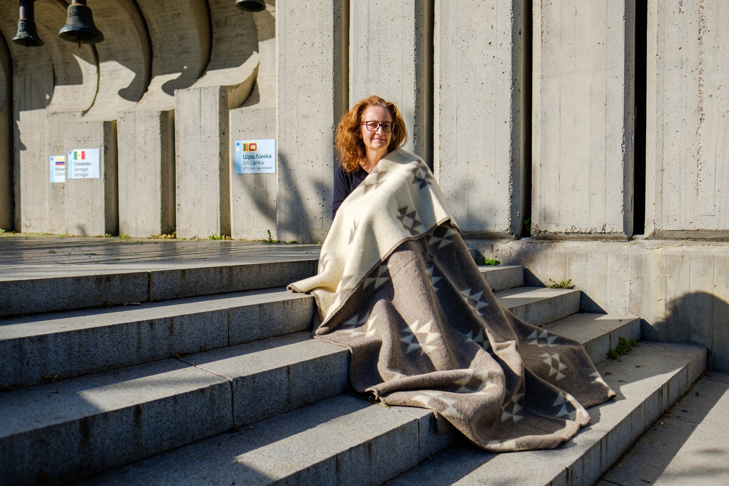 Warm Thick Soft 100% Undyed Raw New Pure Wool Blanket Natural Ivory ...