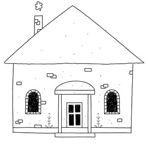 Home Sweet Home: Coloring Sheets for Creative Fun - Etsy