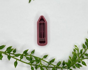 Chubby Embossed Number 2 Pencil Polymer Clay Cutter - Etsy