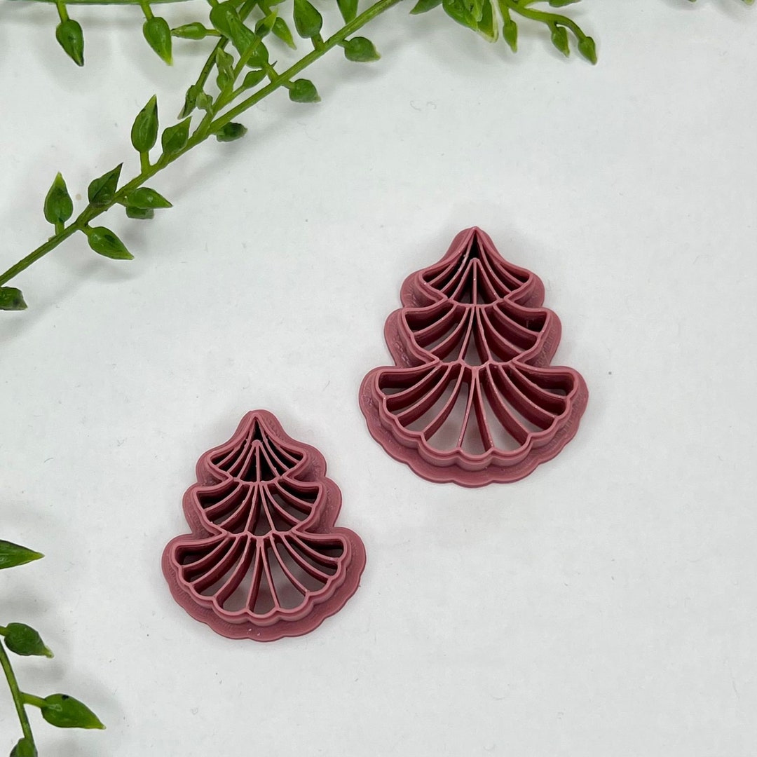 Art Deco Christmas Tree Cutter | Holiday Polymer Clay Cutters | Fancy ...