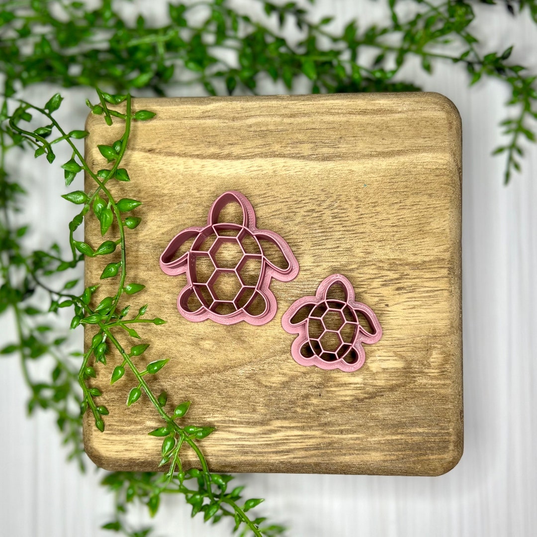 Sea Turtle Clay Cutter | Multiple Sizes | Summer | Beach | Embossing ...