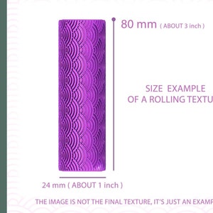 Hammered Metal Texture Roller | 80MM | Polymer Clay Tool - Etsy