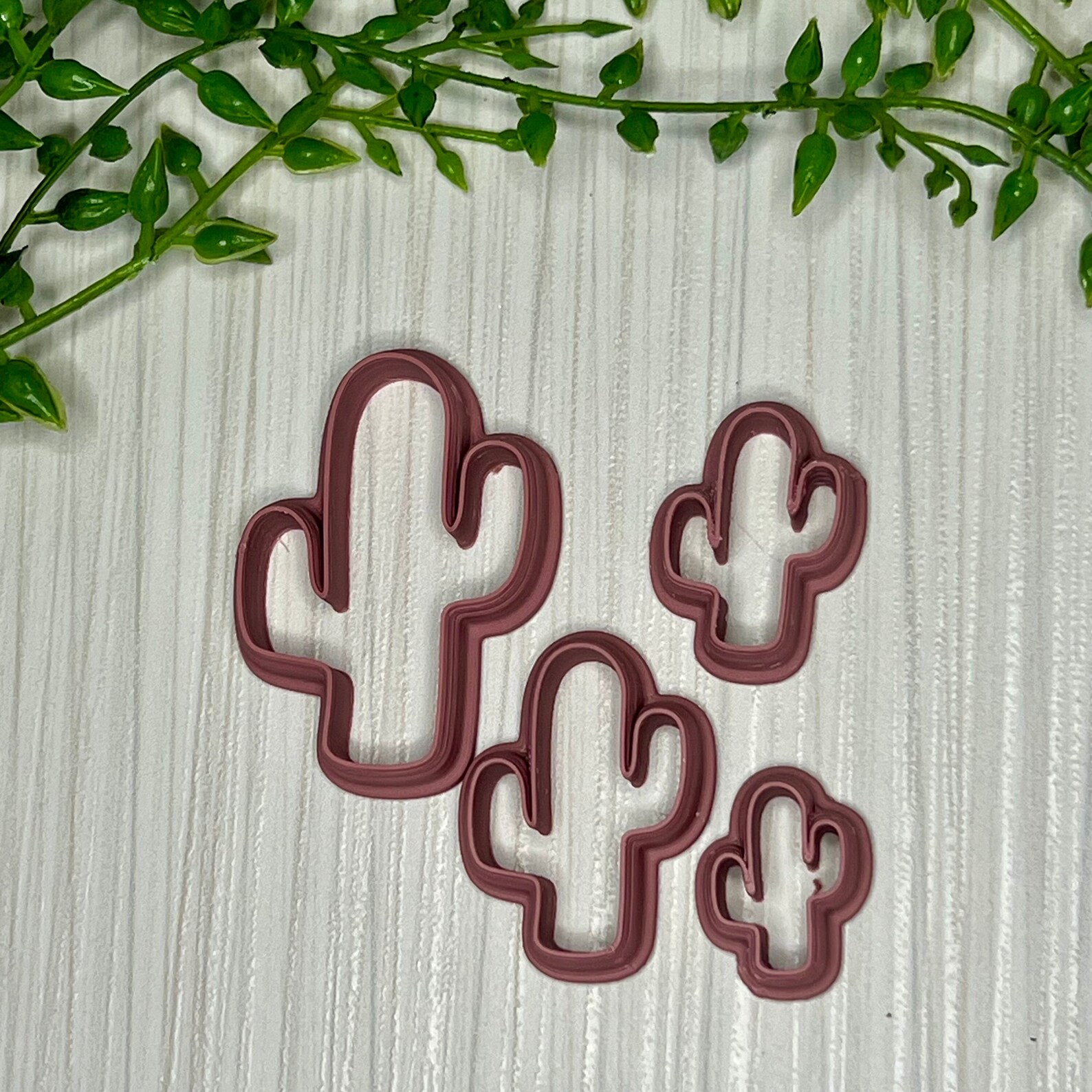 Cactus Clay Cutter | Multiple Sizes | Boho | Western | Embossing ...